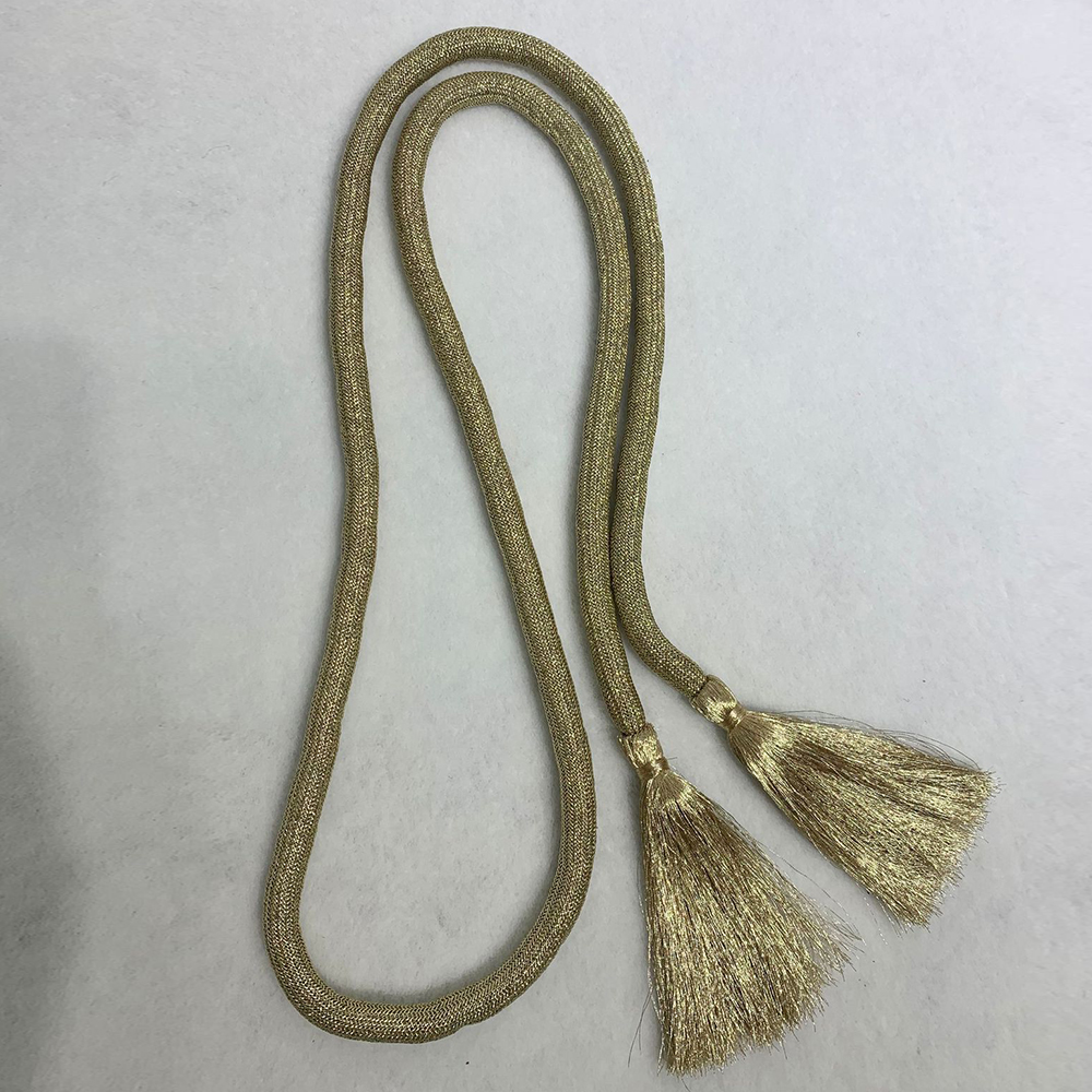【Nine Dan Store】Gold Tassel Waistband Braided Belt for Women Muslim ...