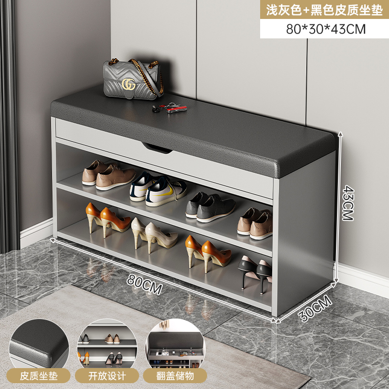 Shoe Changing Stool Shoe Cabinet Shoe Rack Bench With Seat Wood Shoe ...