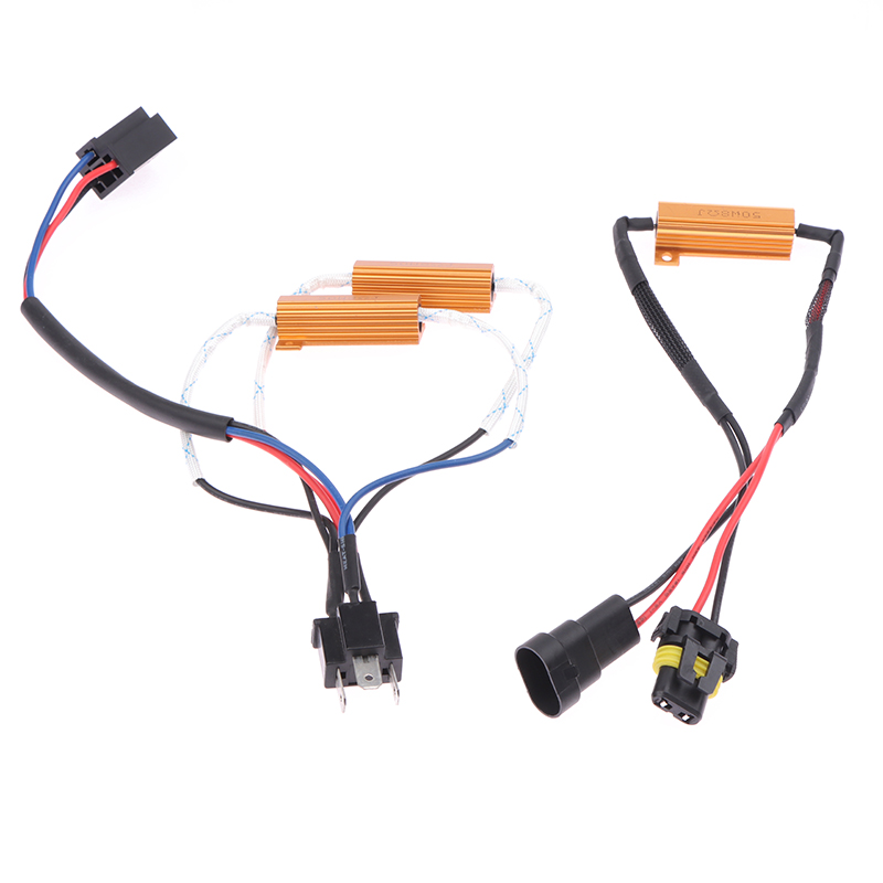 1PC Car Load Resistor Error Canceller LED Decoder Canbus Free Wiring ...