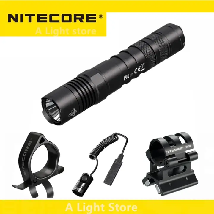 ไฟฉาย V2 P10 NITECORE ของแท้พร้อมไฟแฟลช LED V6 XP-L2™ไฟฉายนิรภัยด้วย ...