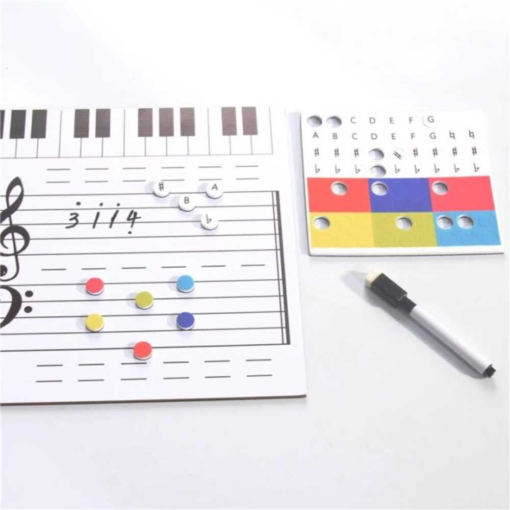 Lapboard Writing Music Score Whiteboard Erasable Reusable Music ...