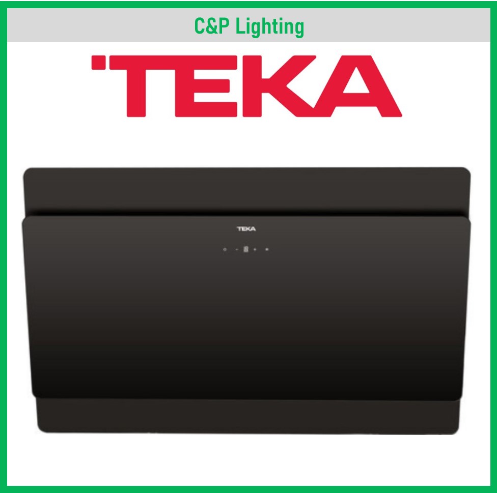 Teka 90cm Vertical Decorative Chimney Cooker Hood with Contour Rim ...