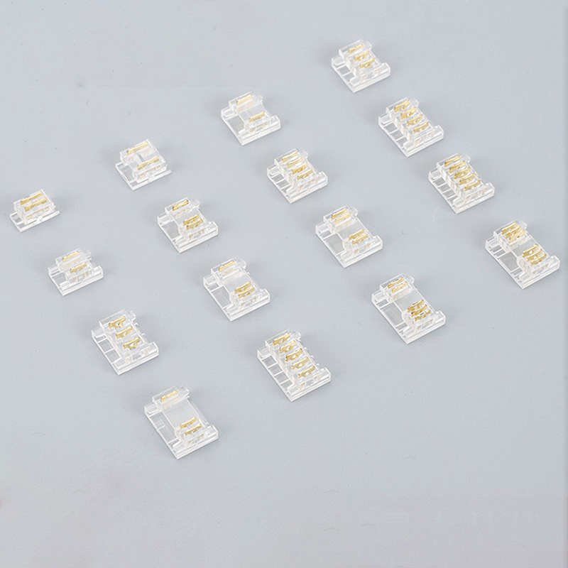 2 3 4 Pin COB LED Strip To Strip LED Connectors Strip To Wire ...