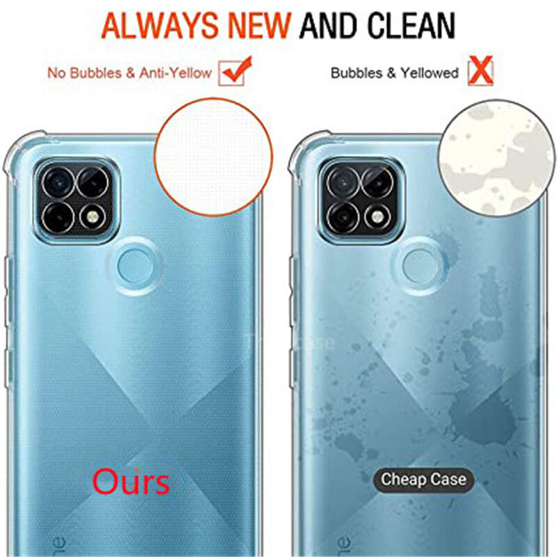 lthmy for Realme C21Y Soft Gel Jelly Case Transparent Full Protective ...