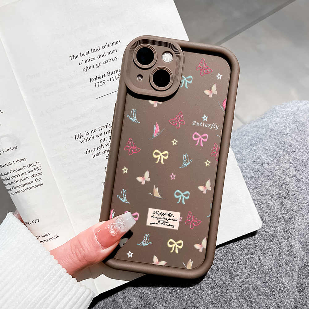 UCUC for Infinix Note 40 Back Cover Full Screen Color Bow Tie Soft ...