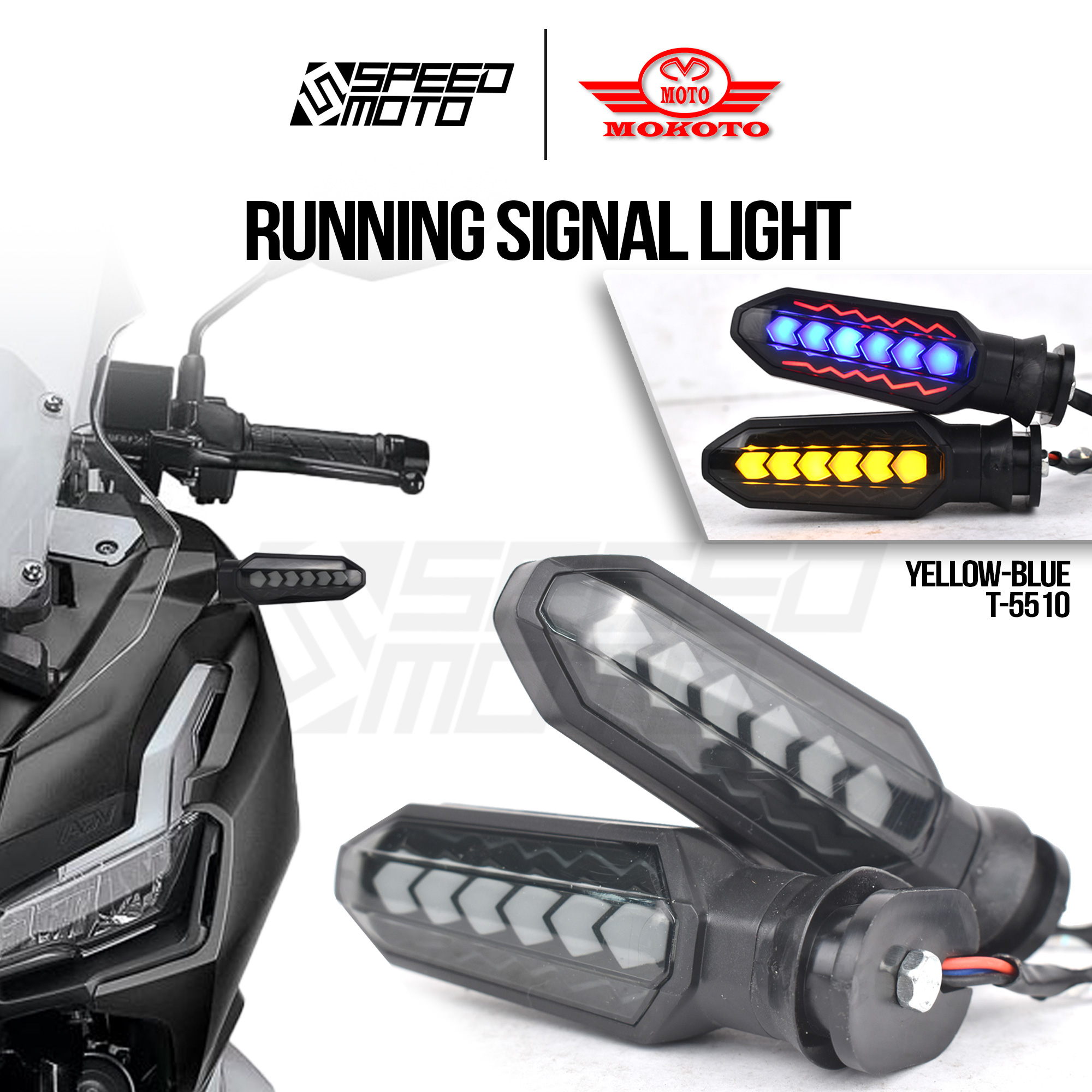 HONDA CLICK / ADV 150 LED RUNNING SIGNAL LIGHT T-5510 / IDLE HAZZARD ...