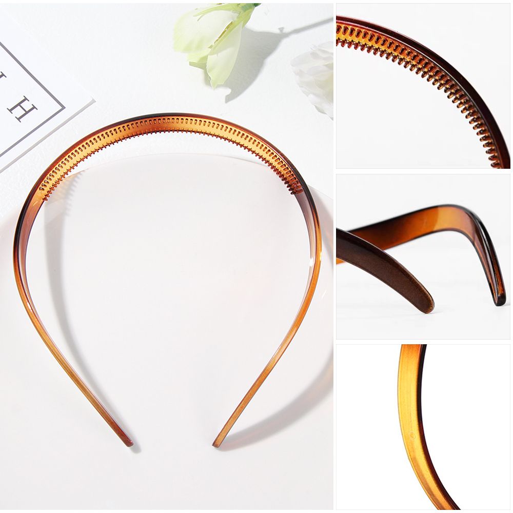 SHILU Anti-drop Scrunchy Styling Plastic Hair Tie Head Hoop Bands Women ...