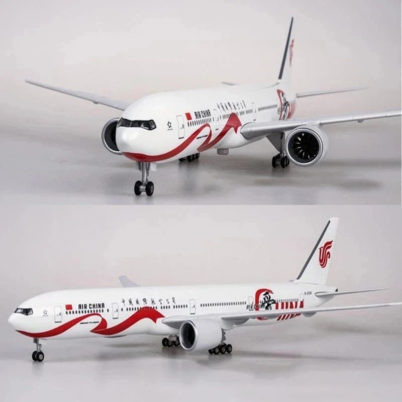 Free Shipping 47CM 1157 Stand-Up Airplane Aviation Boeing 777 B777 ...