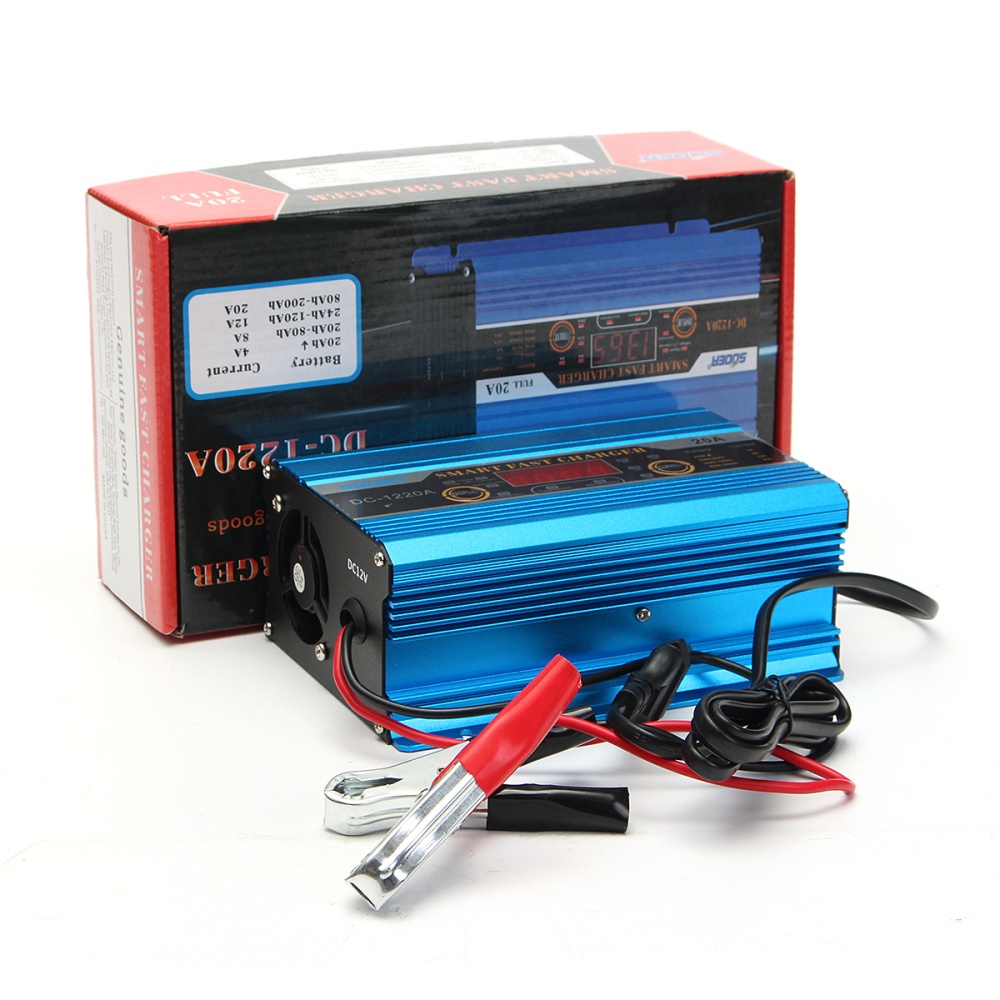Intelligent 12V Premium 20A Computers 200ah Three-phase Smart Fast ...