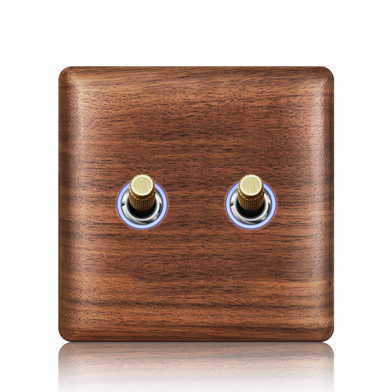 FLKL High-end switch socket Light luxury series Copper toggle switch ...