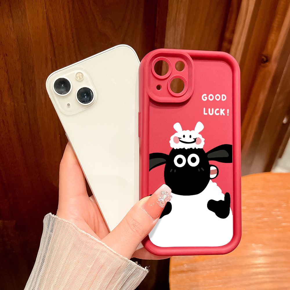 Jizetin for Vivo Y04 Y29S 5G Back Cover Black Sheep Ladder Camera Soft ...