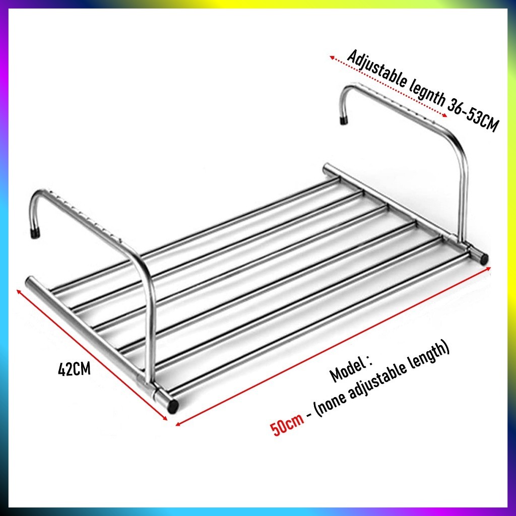 Folding Retractable Drying Rack, Balcony Drying Rack Shoe Rack ...