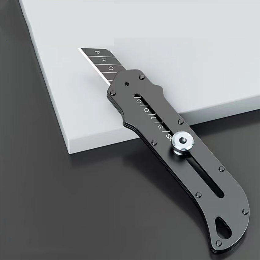 18mm Stainless Steel Utility Knife Durable Sturdy Fast Cutting Manual ...