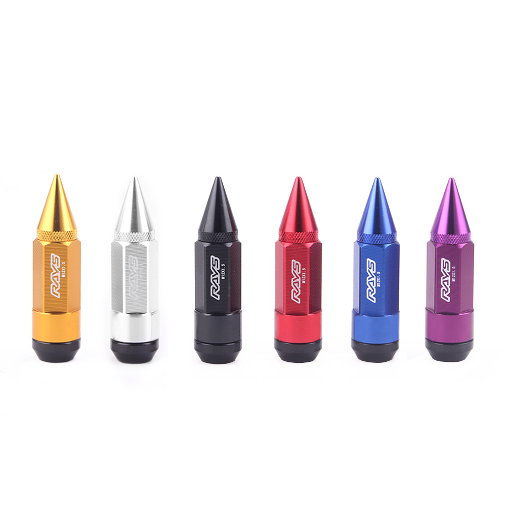 Storewide Sale M12x1.5m12x1.25 Spiked Aluminum Extended Tuner Wheels ...