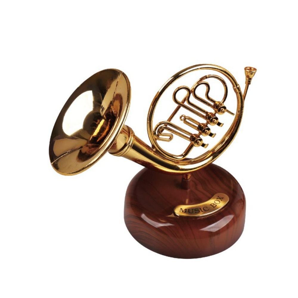 Easy Use Classical Instrument Music Box Nordic simulation Rotating ...