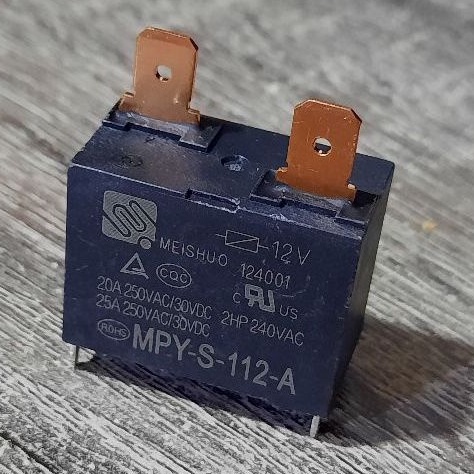 Relay MPY-S-112-A รีเลย์ DC12V 25A 250VAC 4PIN แผงวงจรไฟฟ้า | Lazada.co.th