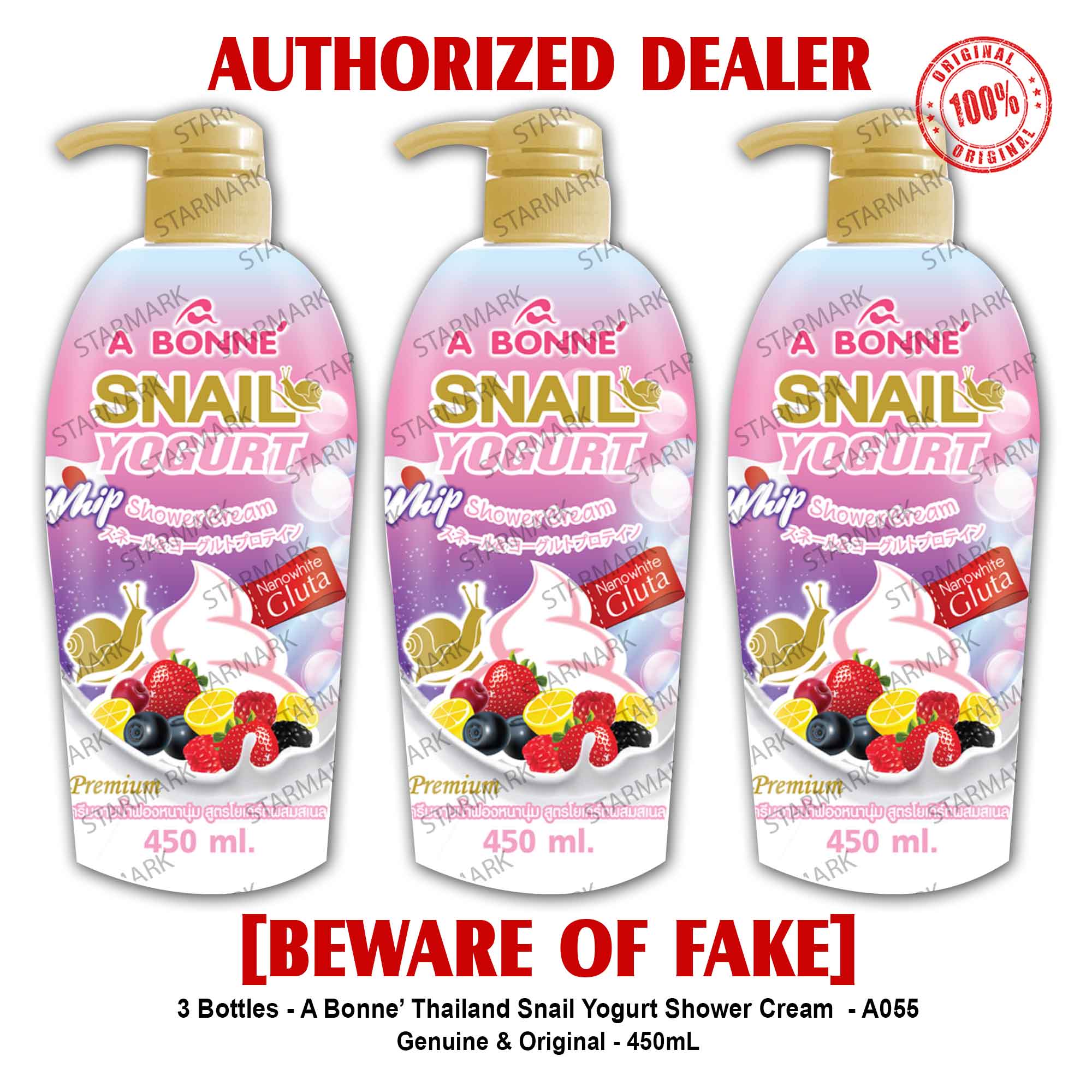 Abonne Snail Yogurt Shower Cream Abonne' A Bonne A Bonne' THAILAND ...