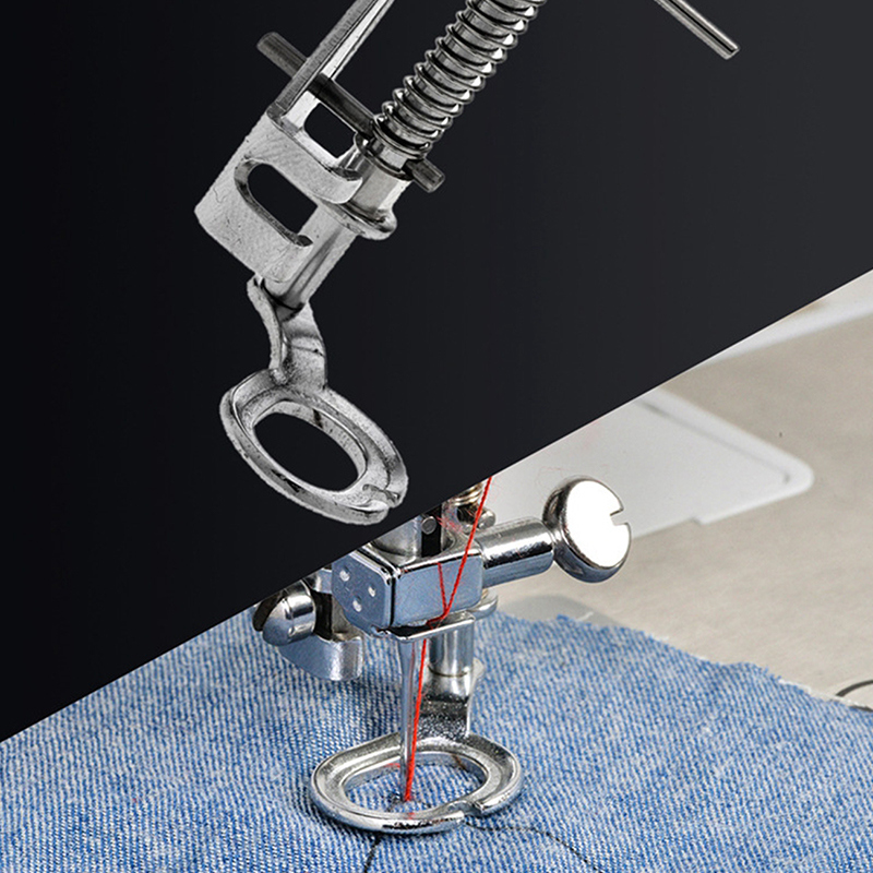 Home Sewing Machine Free Quilting Presser Foot Open Closed Embroidery ...