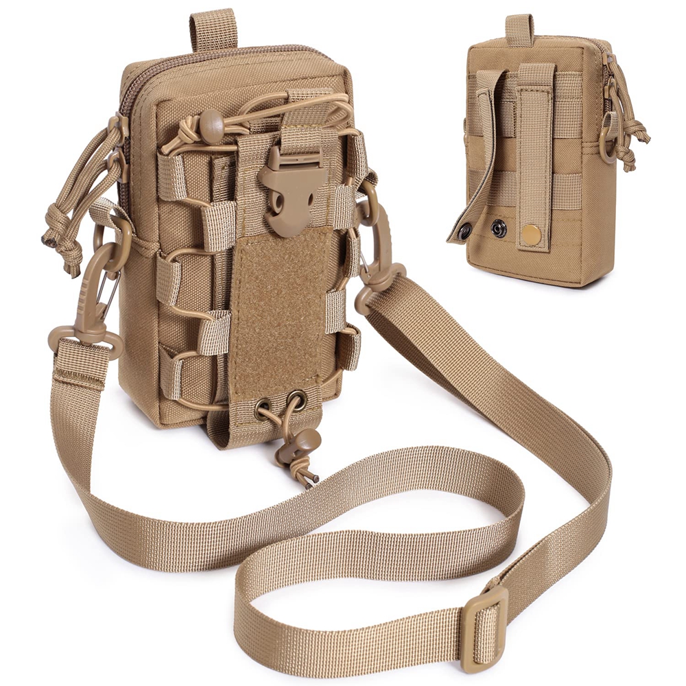 【Essential Good Item】Tactical Pouch Molle Mobile Phone Bag Water Bottle ...