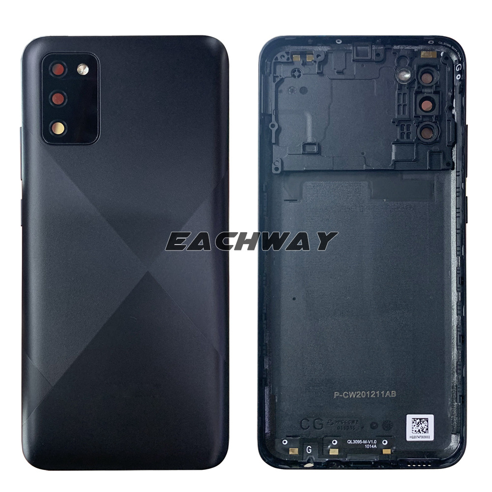 6.5"For Samsung Galaxy M02S Battery Cover Back Panel Housing European ...