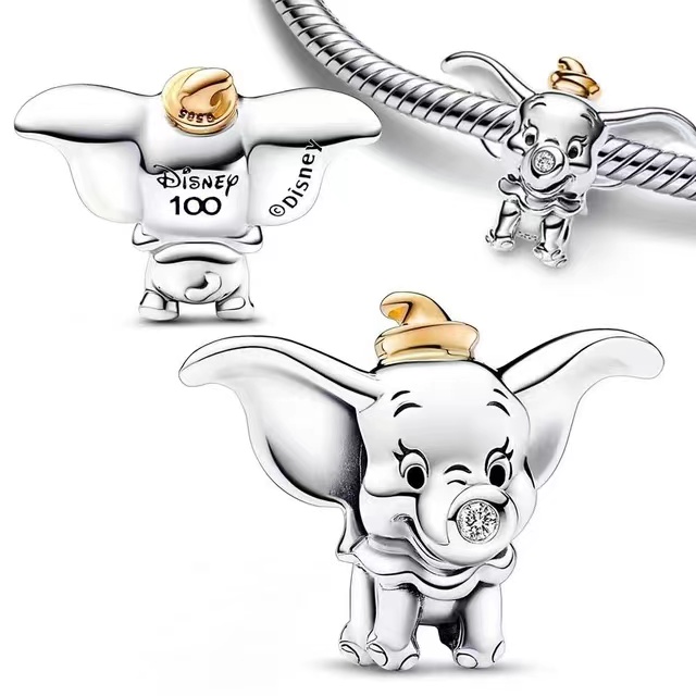 Gorgeous 925 เงินสเตอร์ลิง Disney Lilo & Stitch Family Dangle Charm ...