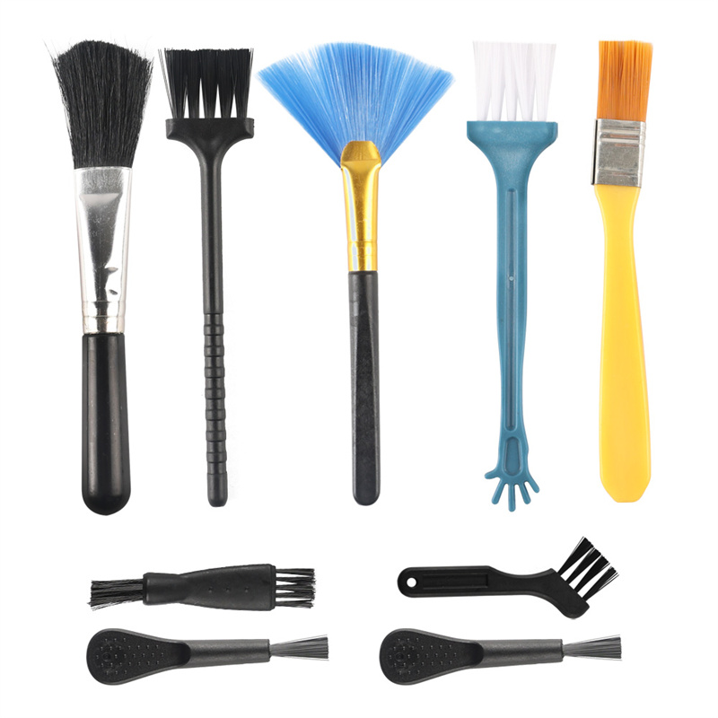 10Pcs/set Portable Brush Laptop Cellphone Shaver Anti-static Dusting ...