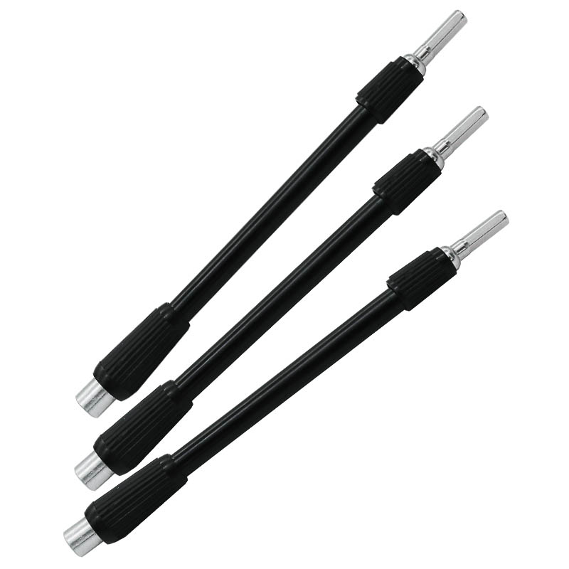 Black Flex Flexible Screwdriver Drill Bit Holde 132mm Hex Shank Reach ...