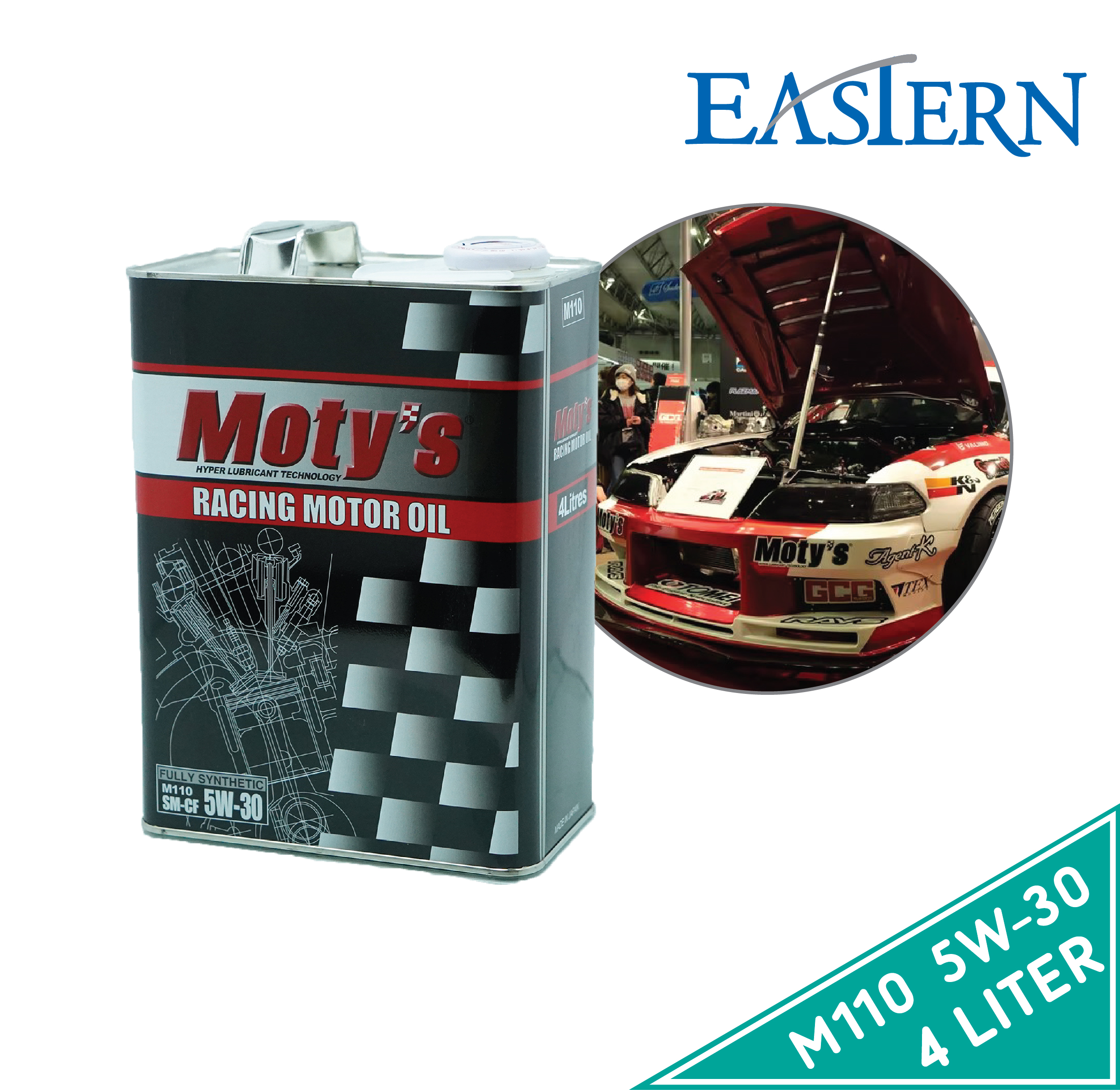 EASTERN Moty's M110 Engine Oil Motys Racing Motor Oil Fully Synthetic ...