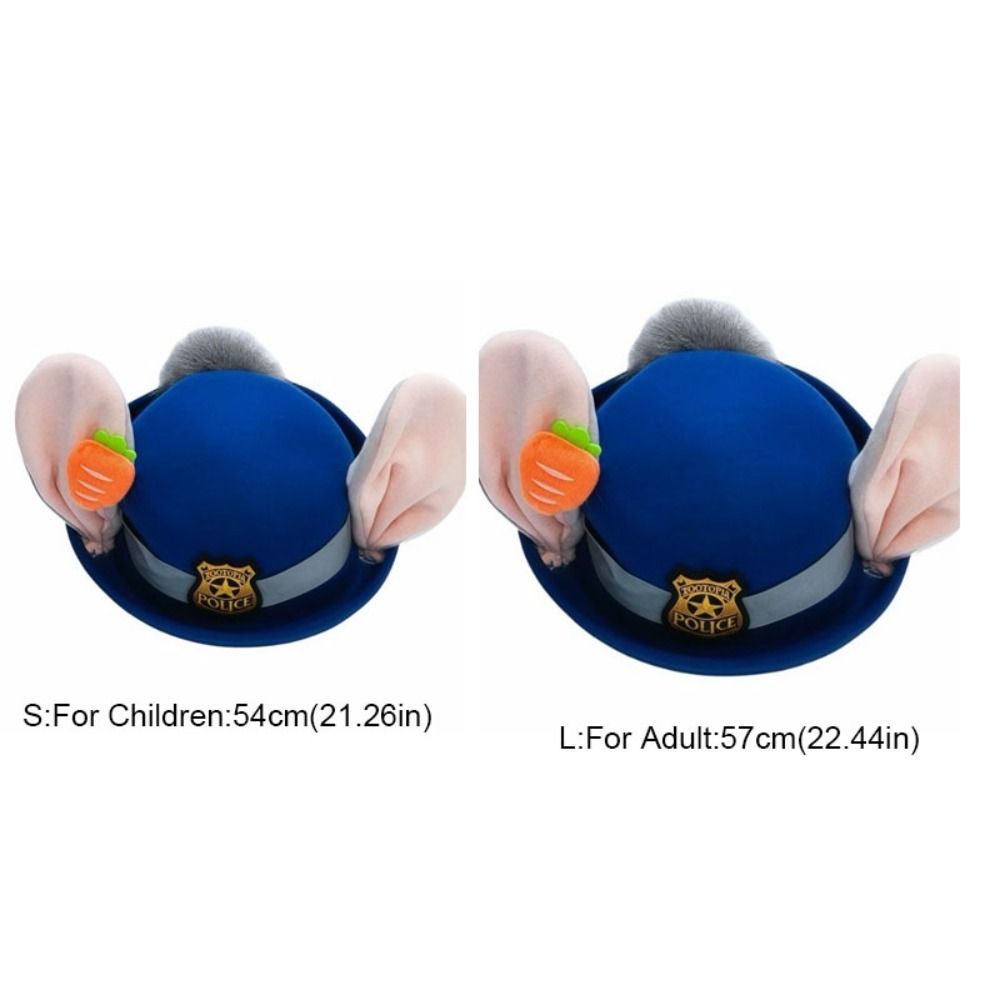 Anime Cartoon Rabbit Judy Hat Dome Anime Figure Peripherals Children ...