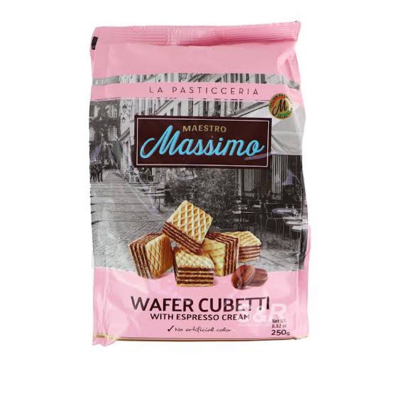 MASSIMO CHOCOLATE WAFER CUBETTI 250G | Lazada PH