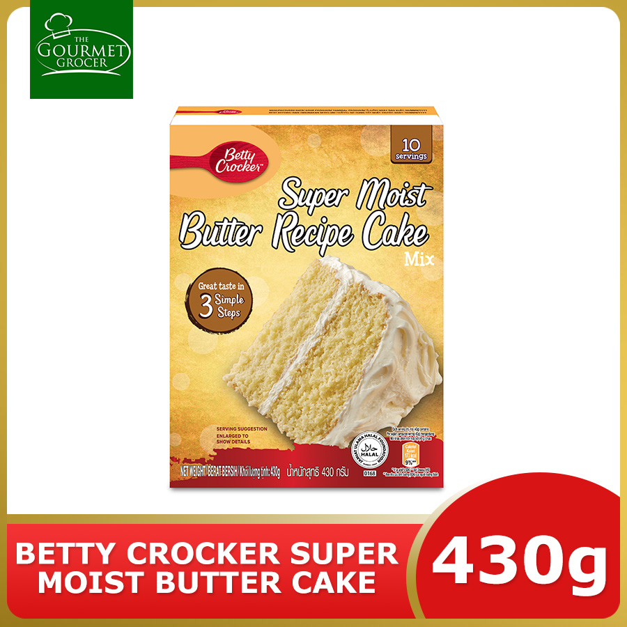 Betty Crocker Super Moist Butter Recipe Cake Mix at April Graham blog