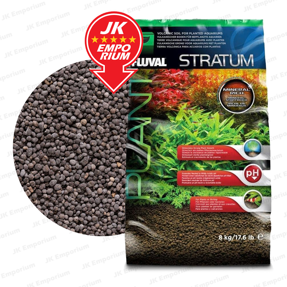 8kg Fluval Stratum Plant And Shrimp Aquarium Aqua Soil (Original Pack ...