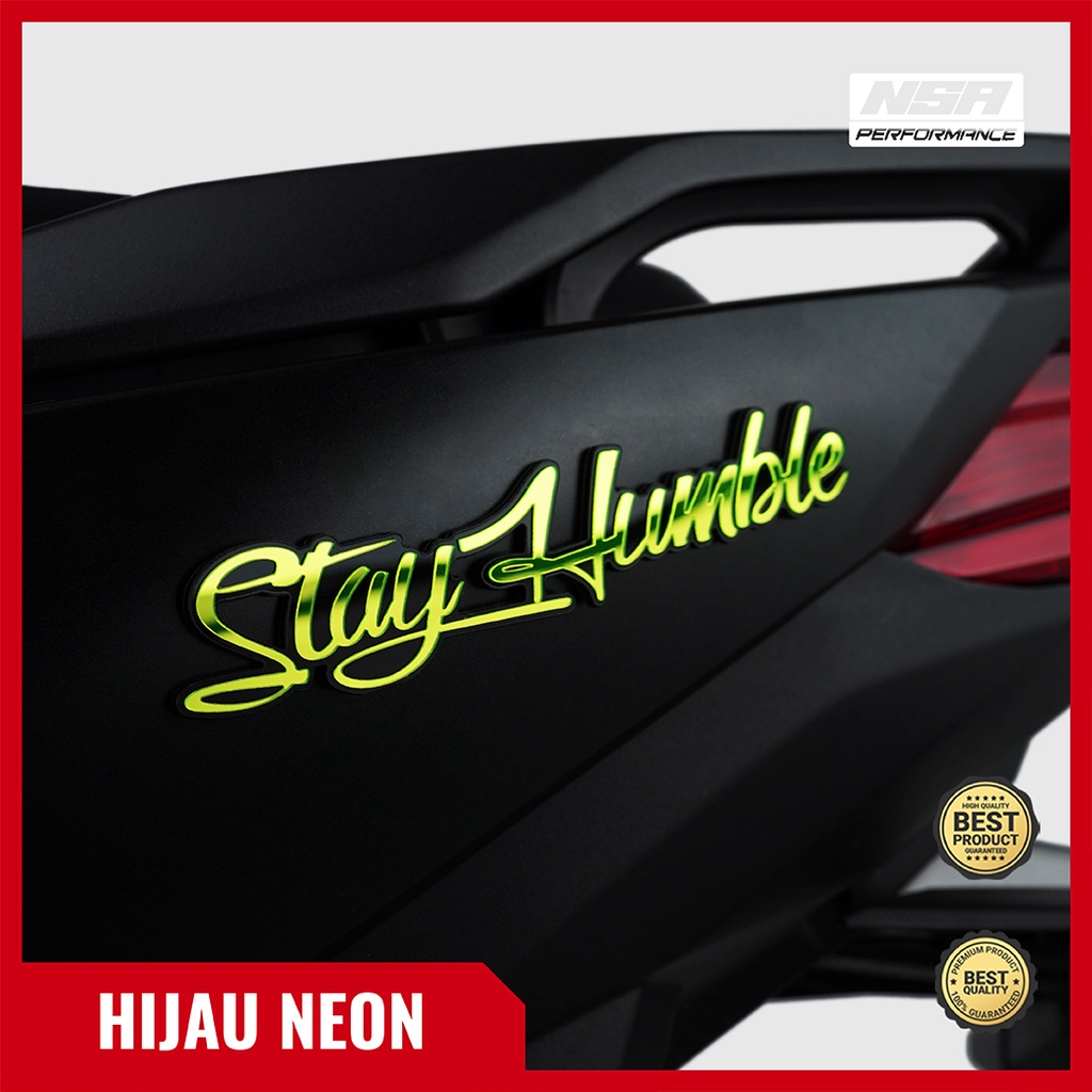 1PCS EMBLEM STAYHUMBLE BUKAN STIKER STAY HUMBLE STICKER TIMBUL RACING ... 1PCS EMBLEM STAYHUMBLE BUKAN STIKER STAY HUMBLE STICKER TIMBUL RACING ...