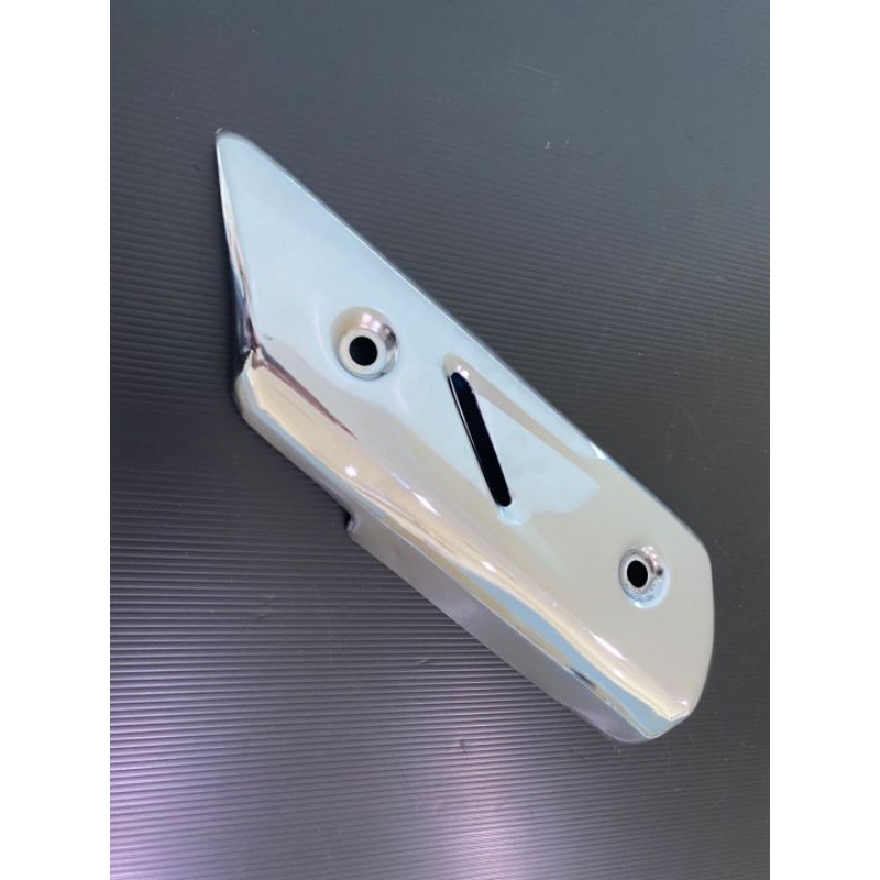 HONDA WAVE DASH V2 DASH110 NEW MUFFLER PROTECTOR/EXZOS COVER CHROME ...