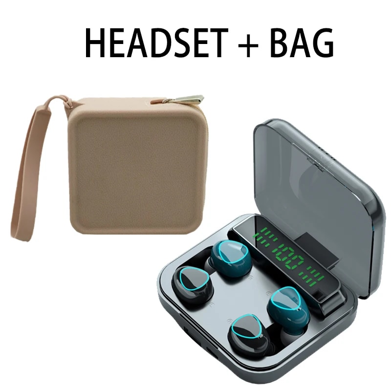 M22 TWS Bluetooth 5.1 Headphones 2200mAh Charging Box Couple Wireless ...