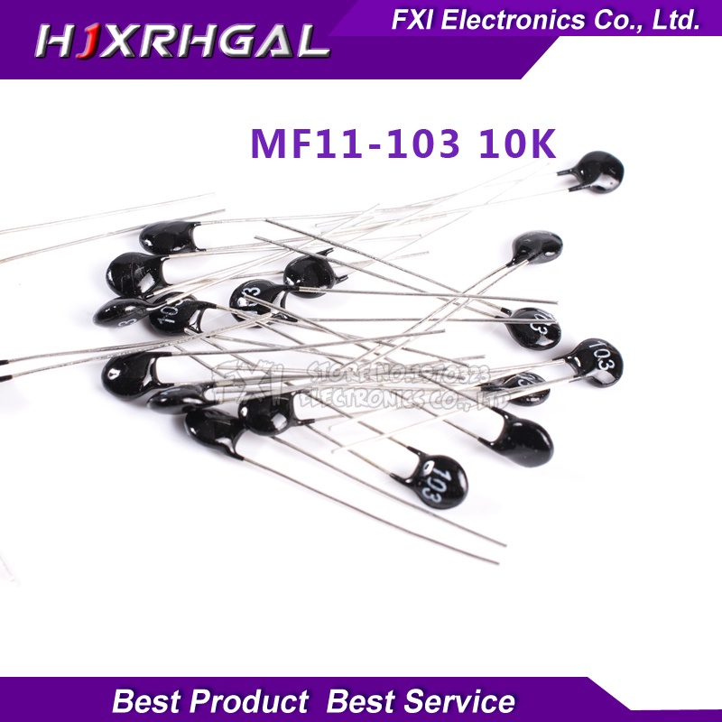 ตัวต้านทานเทอร์มิสเตอร์20ชิ้น MF11-103วงจรรวมตัวต้านทานความร้อน10K ...