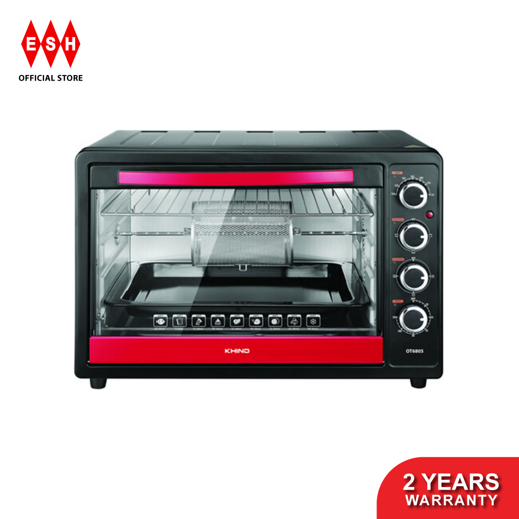 Khind OT6805 68L Versatile Heat Source Selection Electric Oven | Lazada