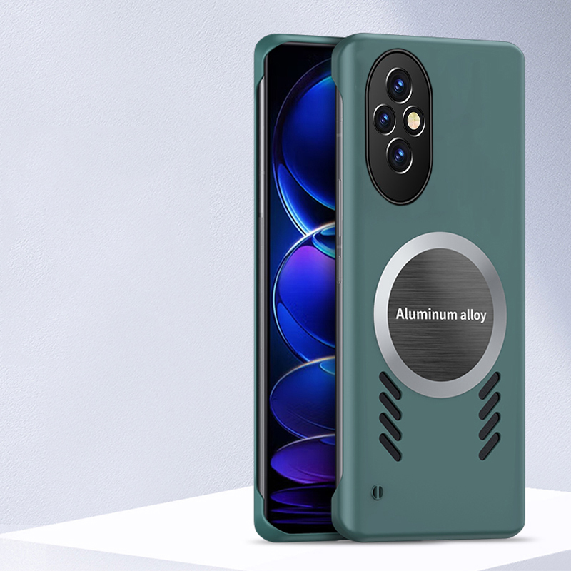 For Honor 200 Pro case Ultra Thin Frameless Case Matte Adsorption Metal ...