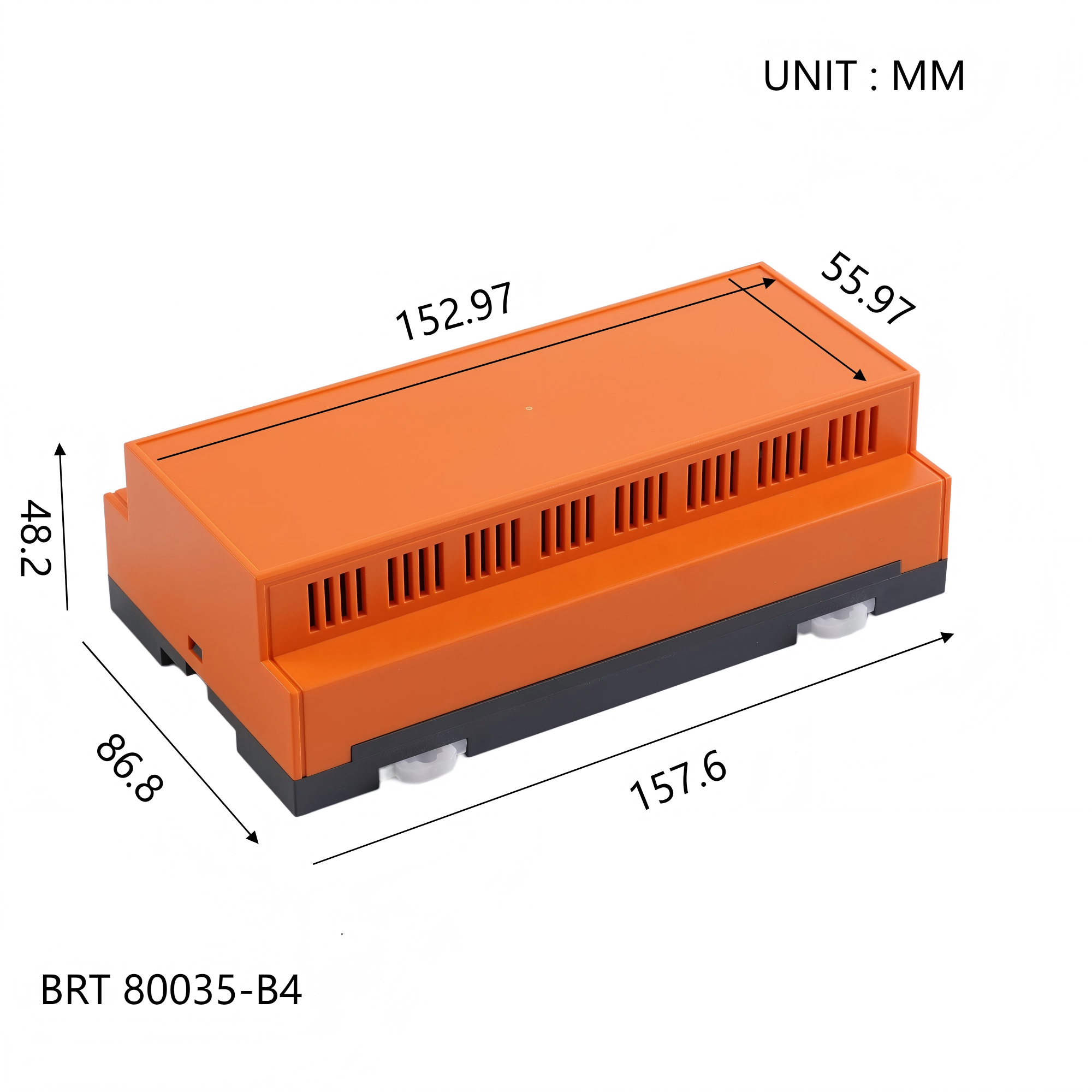 Relay Housing, Electrical Box, Industrial Control Box, DIN Type Housing ...