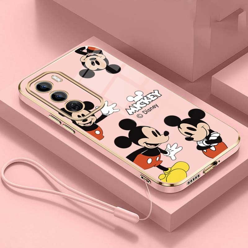Vivo Y200 Y19s Disney Character Mickey Mouse Case for Girls Boys Kids ...