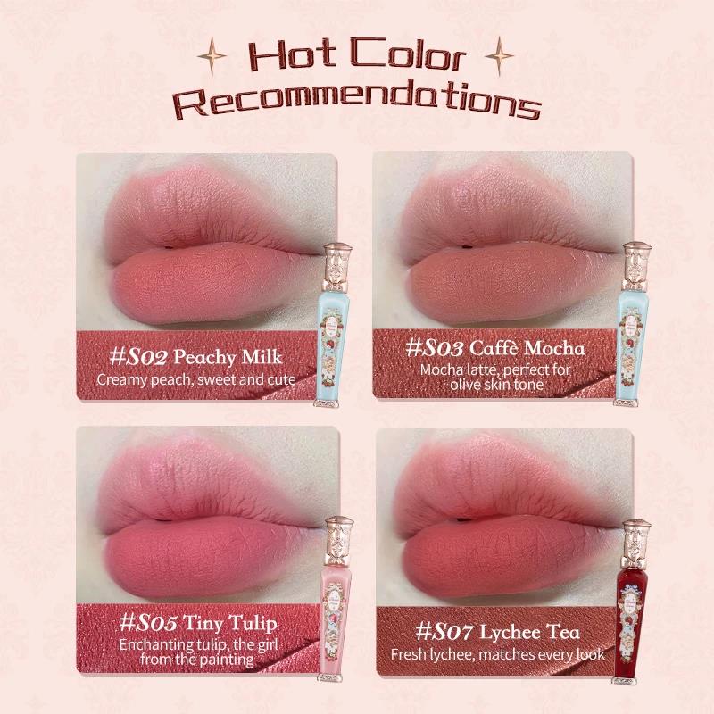 Flower Knows Strawberry Rococo Series Cloud Lip Cream Lip Gloss Long ...