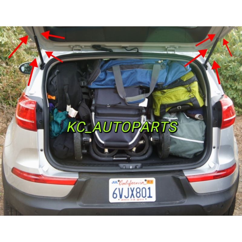 Kia Sportage SL 2011 -2015 rear boot Bonnet Absorber Strut Tailgate ...