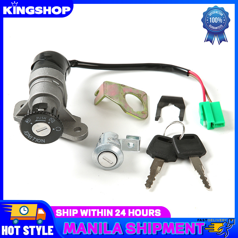 Motorcycle Suzuki Smash 110 Ignition Switch Set With Seat Lock Main ...