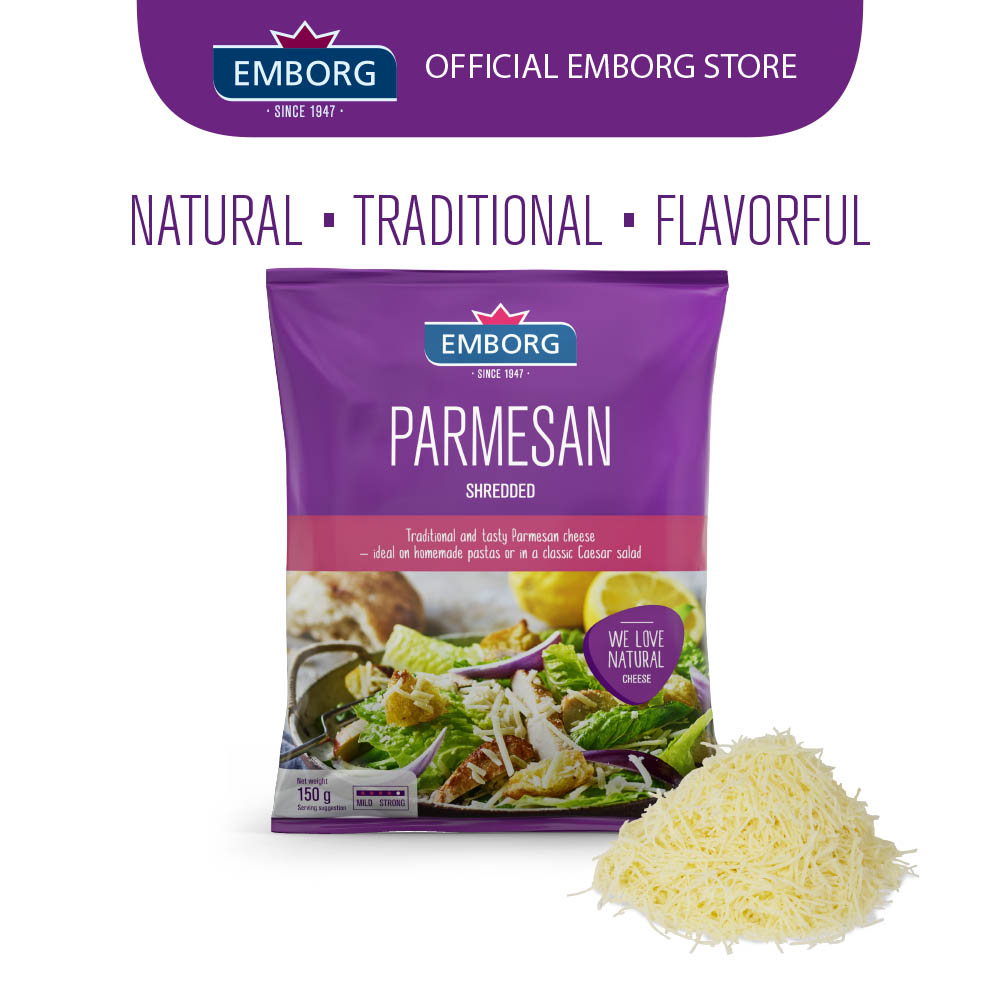 EMBORG Shredded Parmesan 150g | Lazada PH