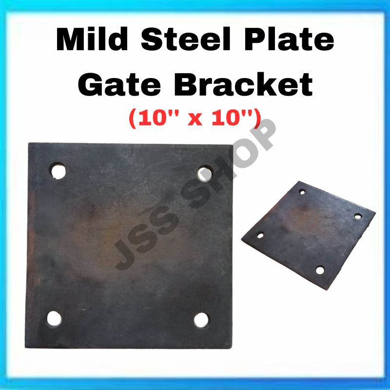 [READY STOCK] - 10'' x 10'' MS Plate Gate Bracket / Metal Plate ...