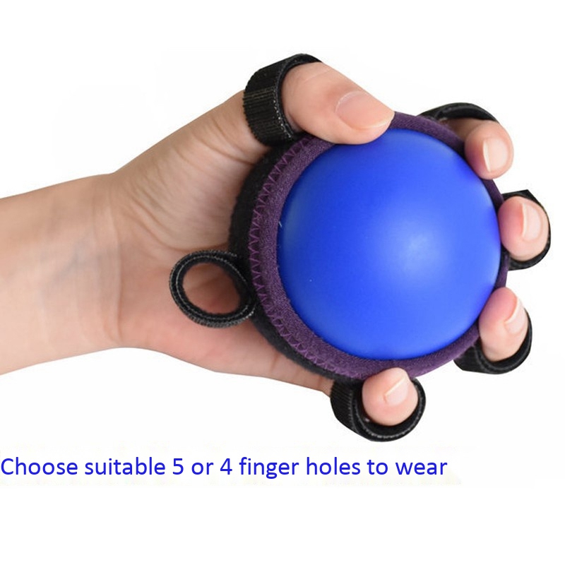 Hand Grip PU Ball Finger Practice Hemiplegia Exercise Muscle Power ...