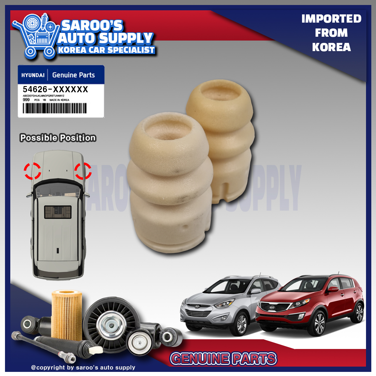 [Genuine] Shock absorber Bumper / Coil Spring Bumper / Jounce Bumper ...