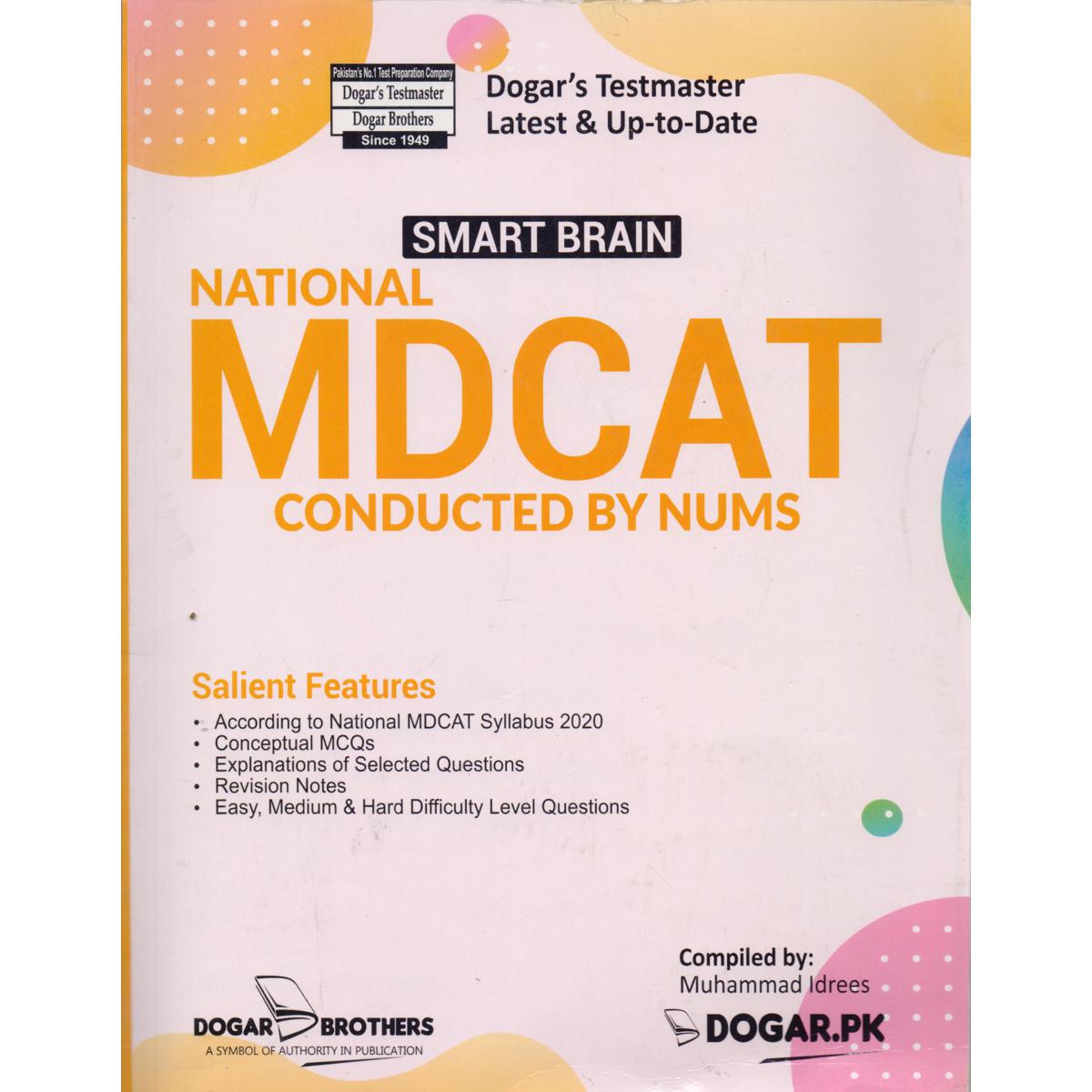 Dogar Smart Brain National MDCAT Conducted by NUMS by Muhammad | Daraz.pk