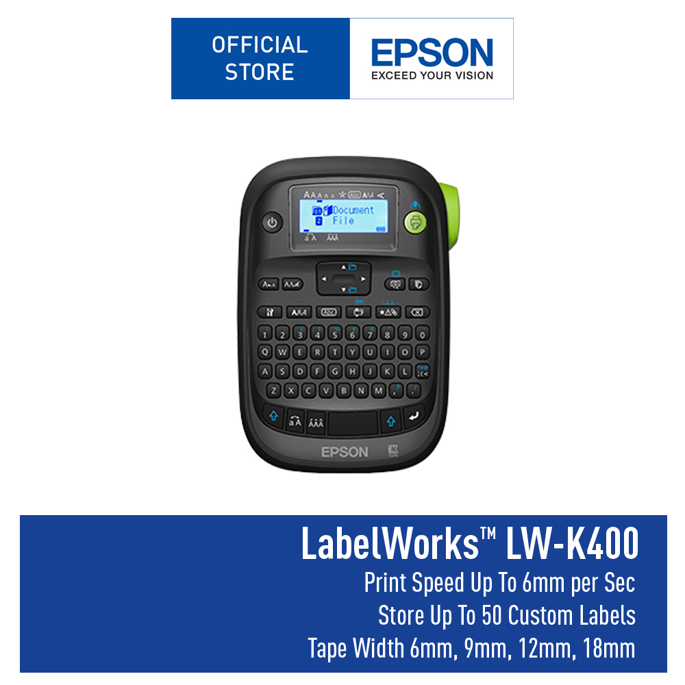 Epson LabelWorks™ LW-K400 Powerful and flexible Organizer Label Printer ...