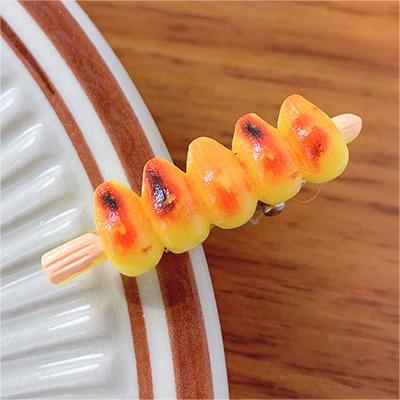 Hair accessories Korean style fast food hair clips unique and cute ...